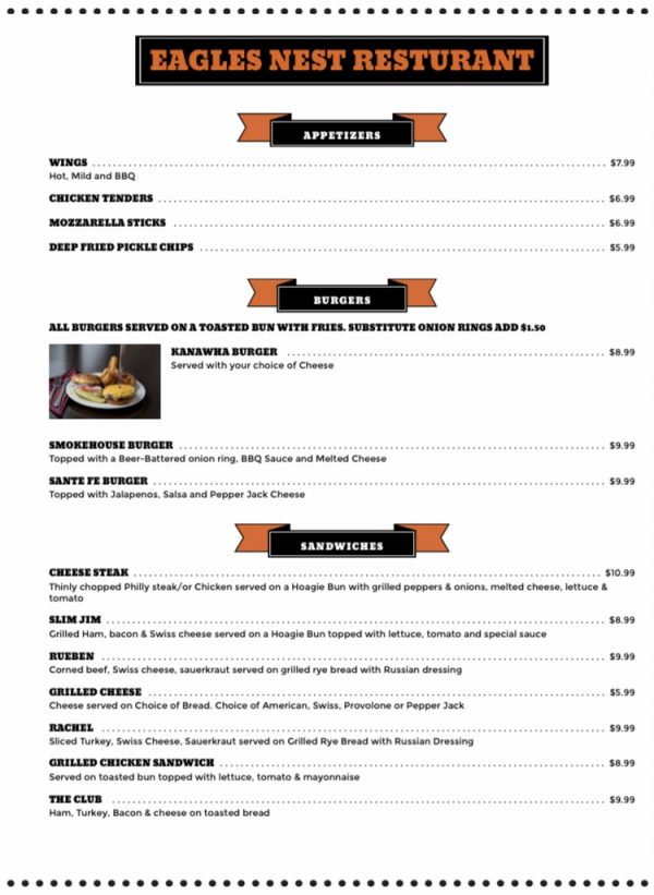 Eagles Nest Restaurant – Little Creek Golf Course